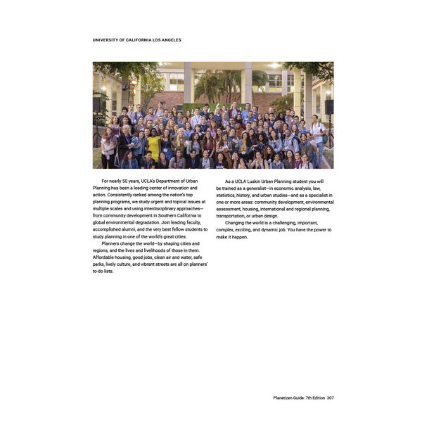 Planetizen Guide to Graduate Urban Planning Programs, 7th Edition (PDF ...