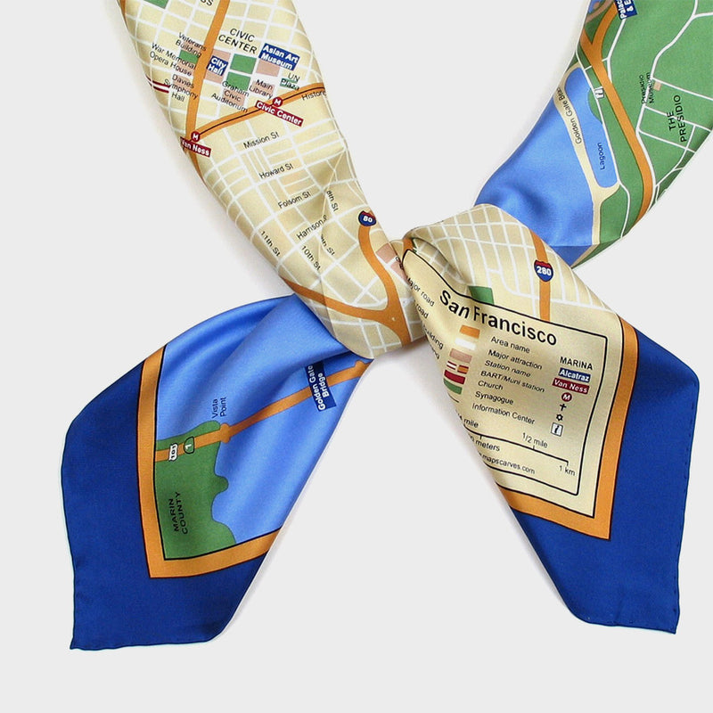 Map Scarves - Planetizen Store